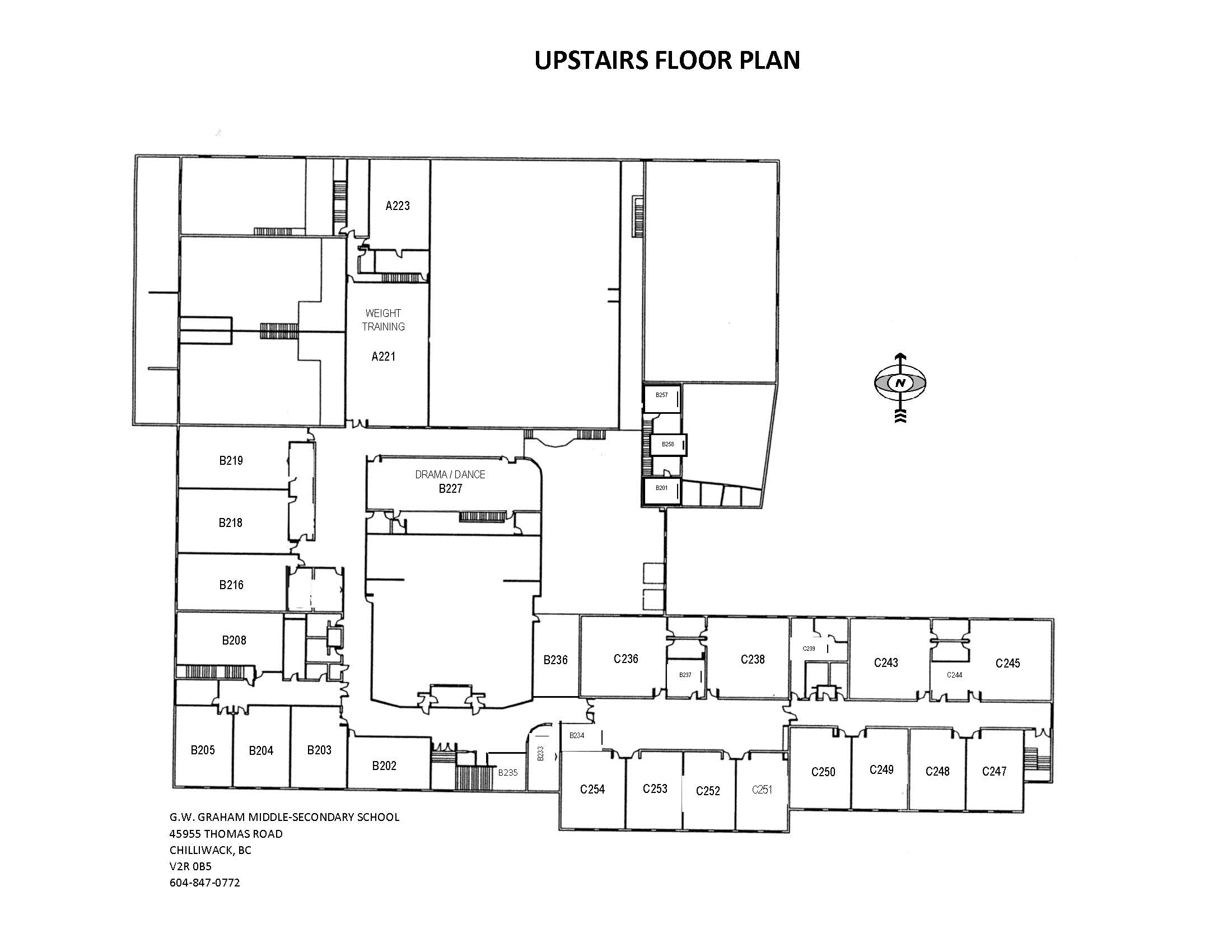 School Map | GW Graham Secondary
